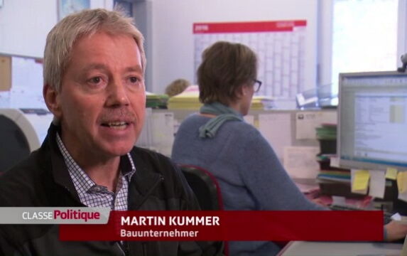 Fernsehbeitrag: Classe Politique mit Martin Kummer - baumeister verband ...